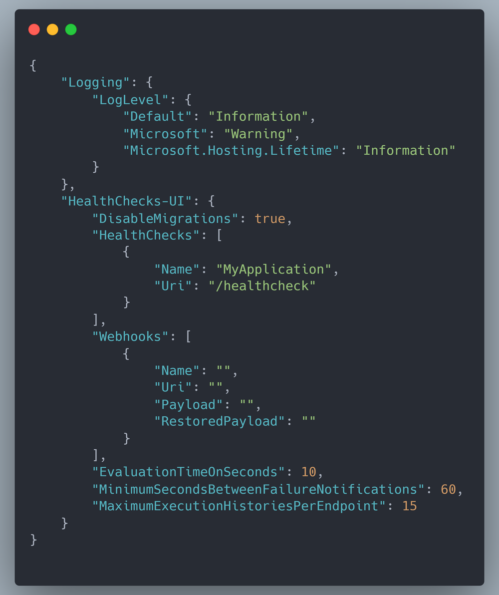 Implement Health Check Middleware on Asp.NET Core 3.1 Web App